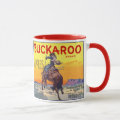 Vintage Fruit Crate Label Art, Buckaroo Apples Mug | Zazzle