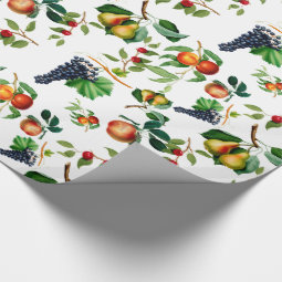 Vintage Fruit Wrapping Paper | Zazzle