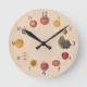 Vintage Fruits Wall Clock | Zazzle