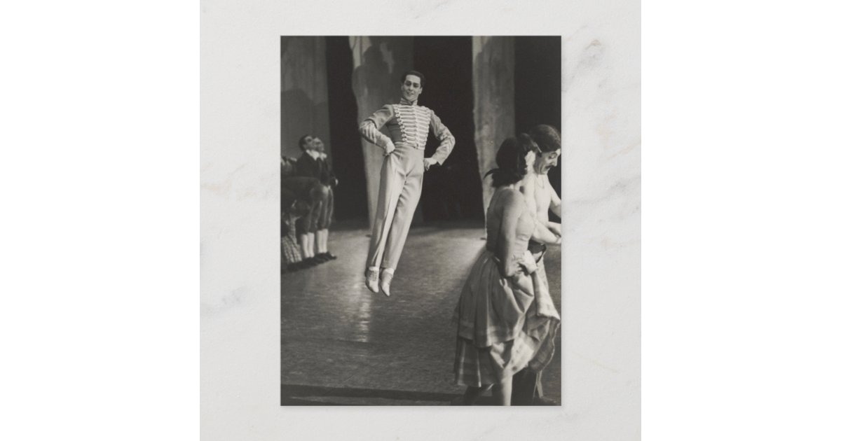 Vintage Funny Le Beau Danube the Borovansky Ballet Postcard | Zazzle