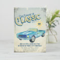 Vintage Garage Poster Party Invitation | Zazzle