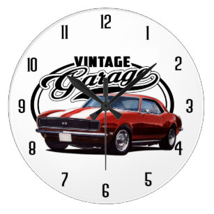 Garage Wall Clocks | Zazzle