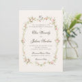 Vintage Garden Ethereal Blush Floral Wedding Invitation | Zazzle