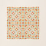 Vintage Geometric Circle Pattern Fabric | Zazzle