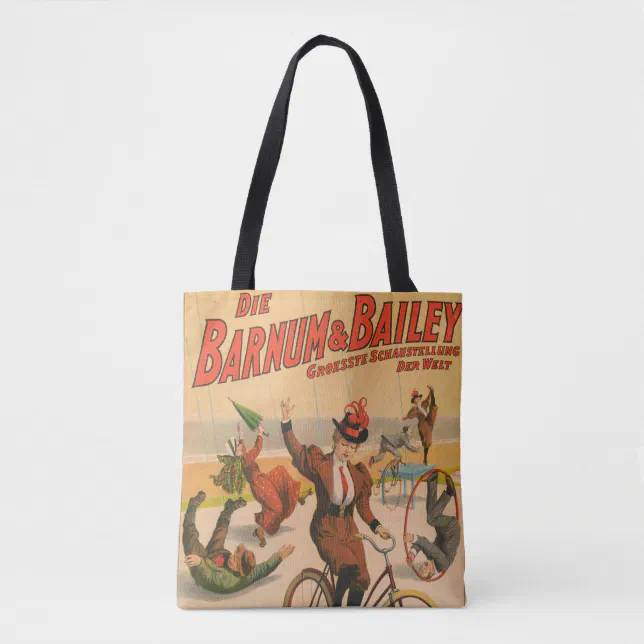 Vintage German Circus Poster Of Performers, 1900. Tote Bag | Zazzle
