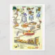 Vintage German Diagram of Paper Making Process Postcard | Zazzle