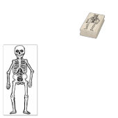 Vintage German Halloween Skeleton Rubber Stamp | Zazzle