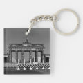 Vintage Germany Berlin Brandenburg Gate Keychain | Zazzle