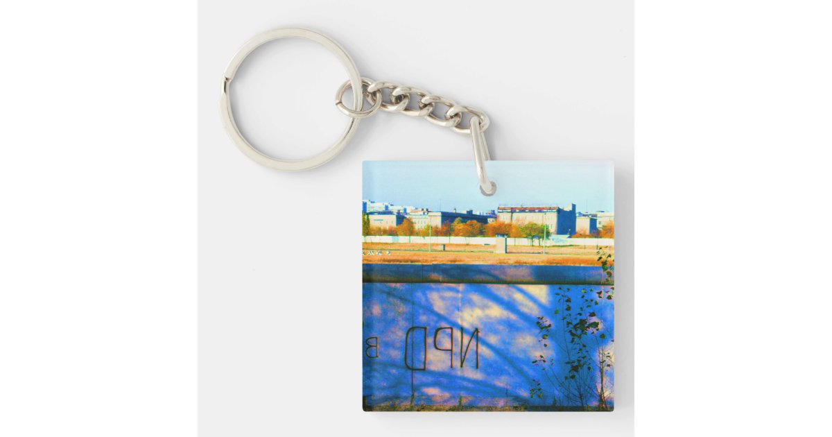 Vintage Germany Berlin wall Keychain | Zazzle