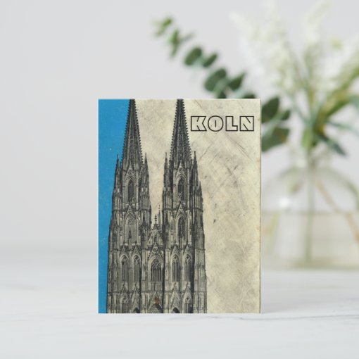 Vintage Germany, Koln Cathedral Postcard | Zazzle