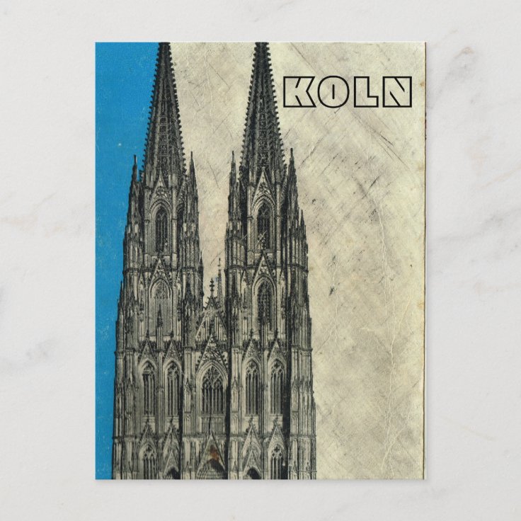 Vintage Germany, Koln Cathedral Postcard | Zazzle