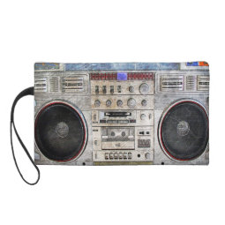 Vintage ghetto blaster wristlet purse | Zazzle