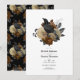 Vintage Glam Amber Raven Gothic Bridal Shower Invi Invitation | Zazzle
