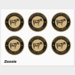 Vintage Goat Cheese Label Template | Zazzle