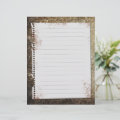 Vintage Gold Recipe Inserts | Zazzle