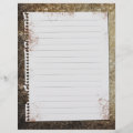 Vintage Gold Recipe Inserts | Zazzle