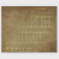 Vintage Golden Christmas Sheet Music Wrapping Paper | Zazzle