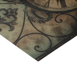 Vintage Gothic Antique Wall Clock Steampunk Tissue Paper | Zazzle