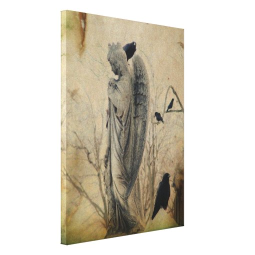 Vintage Gothic Art Canvas Print | Zazzle