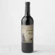 Vintage Gothic House Wedding Wine Label | Zazzle