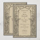 Vintage Gothic Medieval Vine Arch Border Wedding Invitation | Zazzle