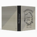 Vintage Gray And Black Genealogy Family Tree Album | Zazzle