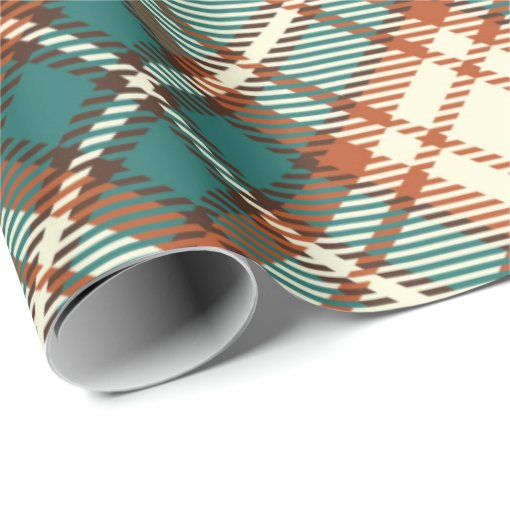 Vintage Green Plaid Checkered Tissue Paper | Zazzle