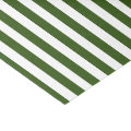 Vintage Green & White Stripes Striped Tissue Paper | Zazzle