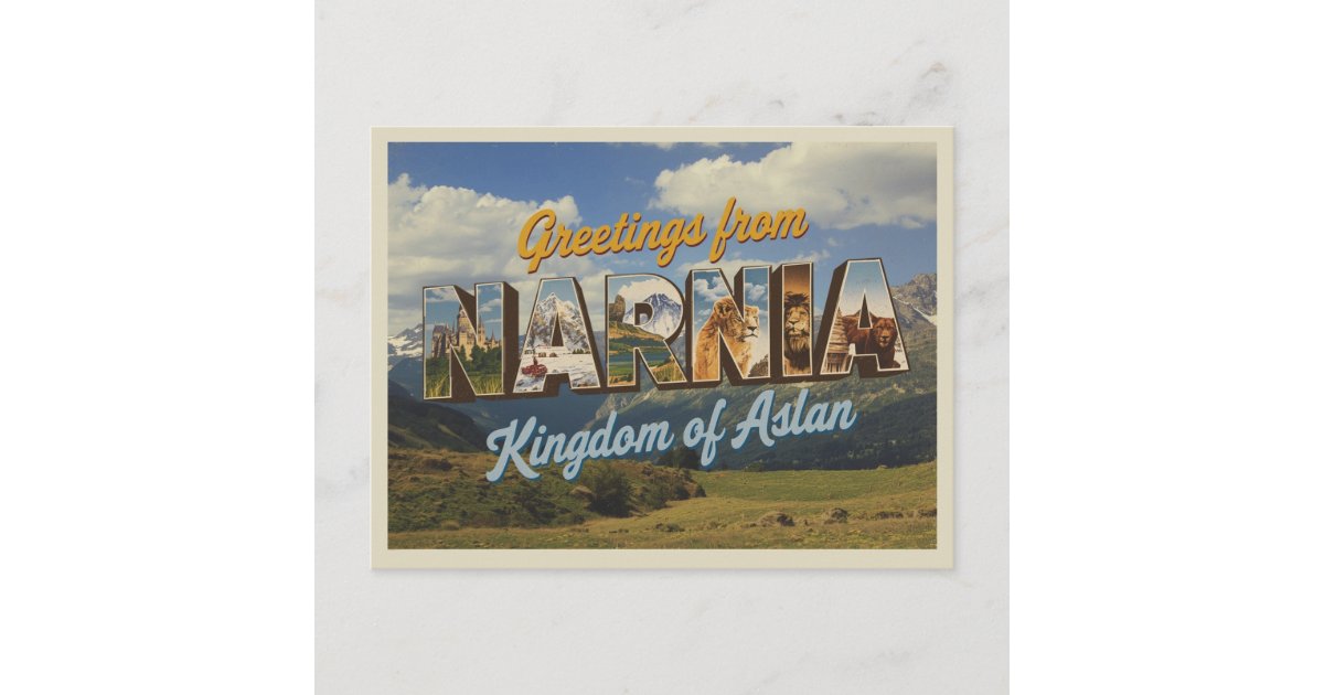 Vintage "Greetings from Narnia" Postcard | Zazzle