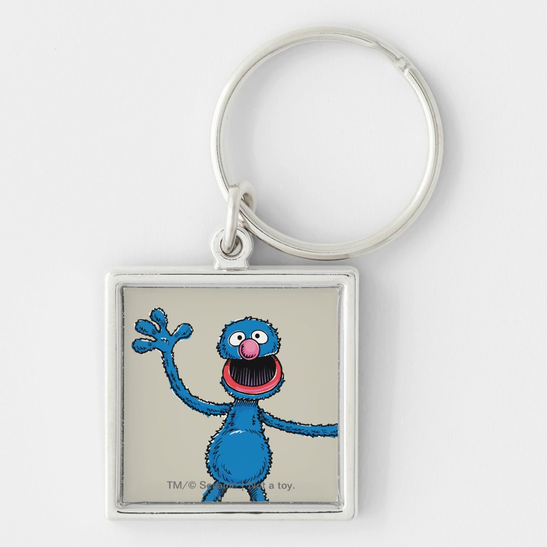Vintage Grover Keychain | Zazzle