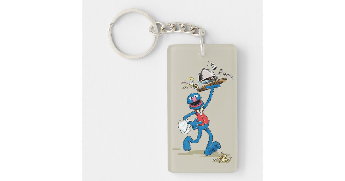 Vintage Grover the Waiter Keychain | Zazzle
