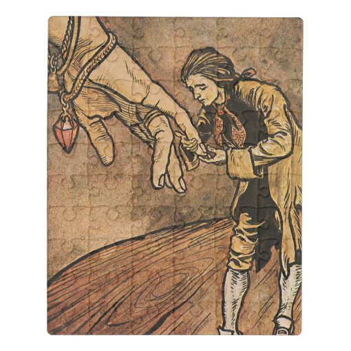 Vintage Gulliver's Travels by Arthur Rackham Jigsaw Puzzle | Zazzle
