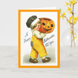 Vintage Halloween Card | Zazzle