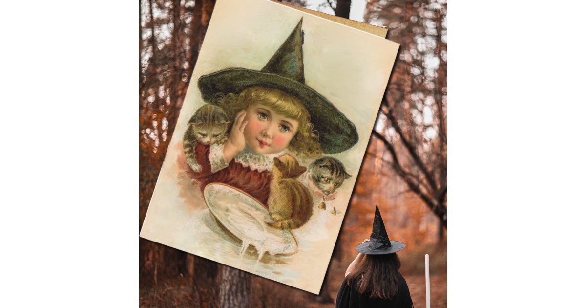 vintage Halloween cutie -funny quote Card | Zazzle