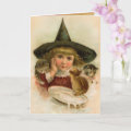 vintage Halloween cutie -funny quote Card | Zazzle
