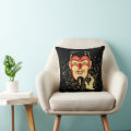 Vintage Halloween Devil Throw Pillow | Zazzle