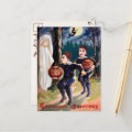 Vintage Halloween Ghost Postcard | Zazzle