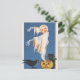 Vintage Halloween Ghost Postcard | Zazzle