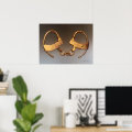Vintage Handcuffs Poster | Zazzle