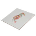 Vintage Handpainted Style Wild Roses Ceramic Tile | Zazzle