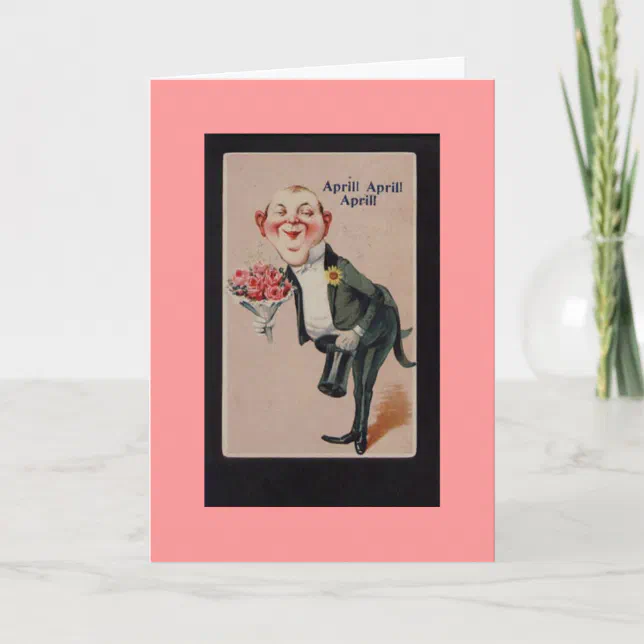 Vintage Happy April Fools Day Card | Zazzle
