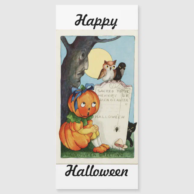 Vintage Happy Halloween | Zazzle