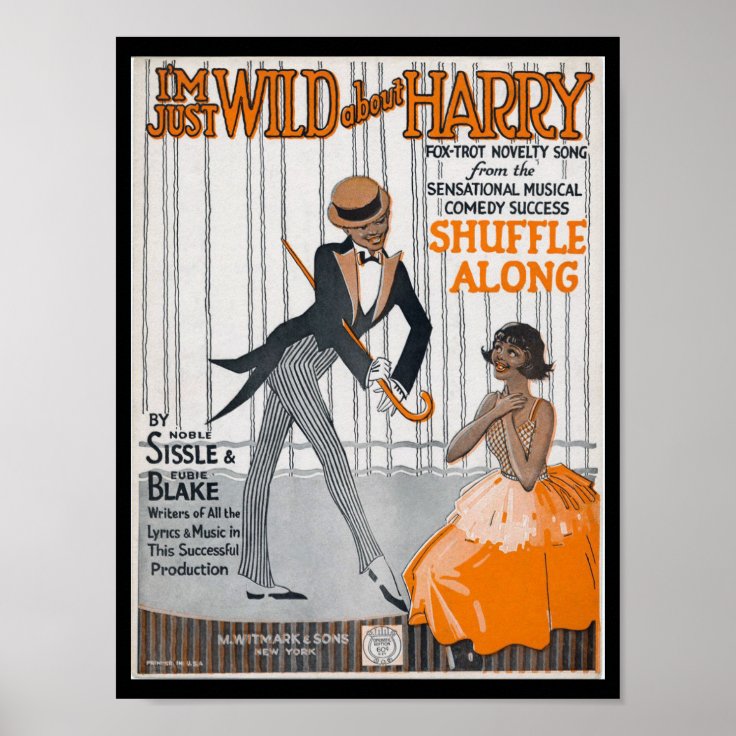 vintage harlem renaissance poster | Zazzle