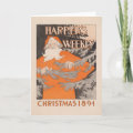 Vintage Harper’s Weekly Christmas 1894 Holiday Card | Zazzle