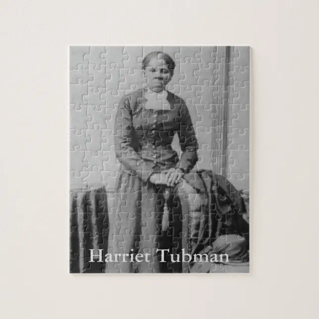 Vintage Harriet Tubman Portrait American History Jigsaw Puzzle | Zazzle