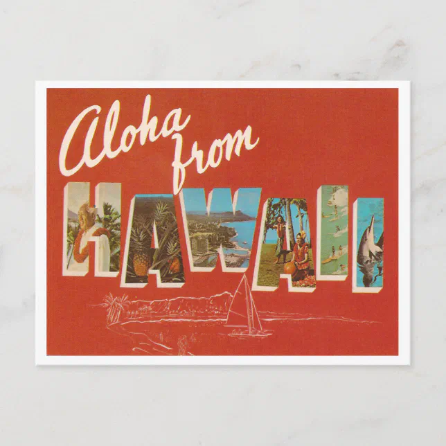 Vintage Hawaii Postcard | Zazzle
