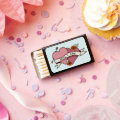 vintage heart pastels wedding matchbox matchboxes | Zazzle