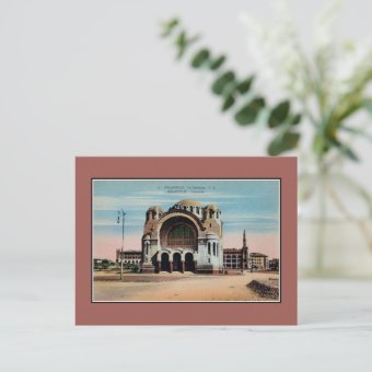 Vintage Heliopolis Cairo Egypt Cathedral Postcard | Zazzle