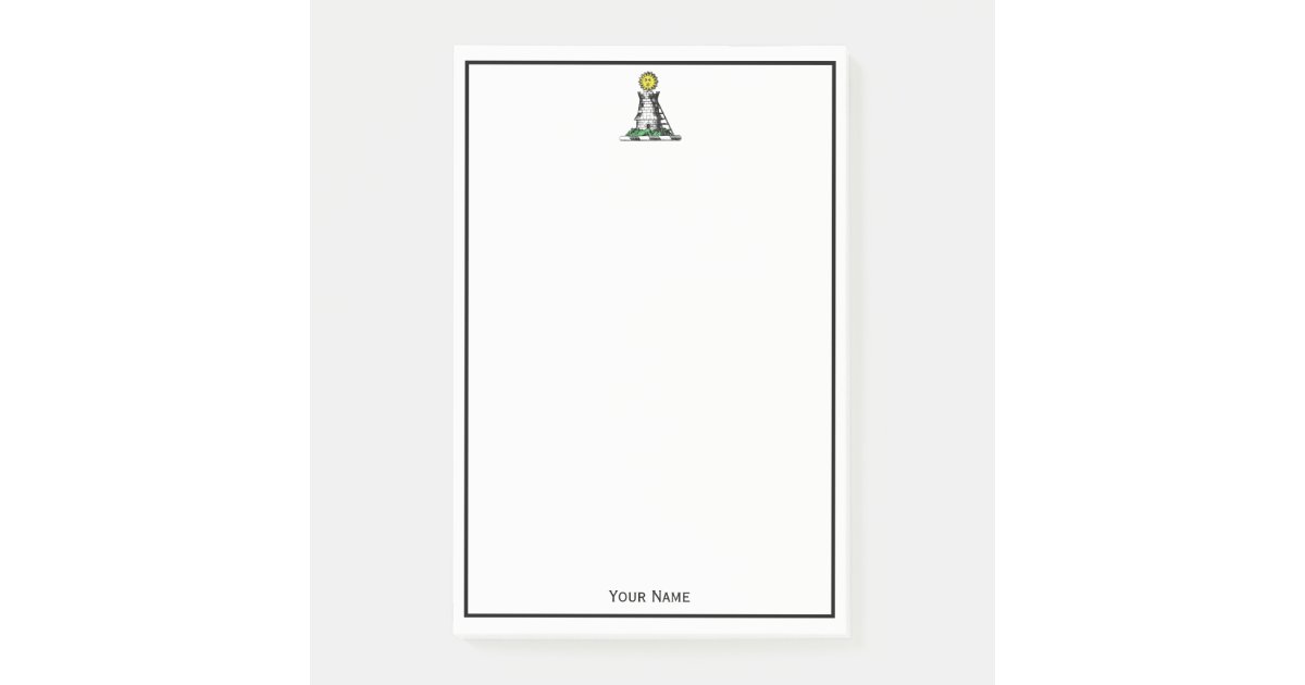 Vintage Heraldic Medieval Castle Emblem Crest Post-it Notes | Zazzle