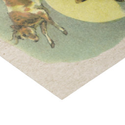 Vintage Hey Diddle Diddle Nursery Rhyme Decoupage Tissue Paper | Zazzle